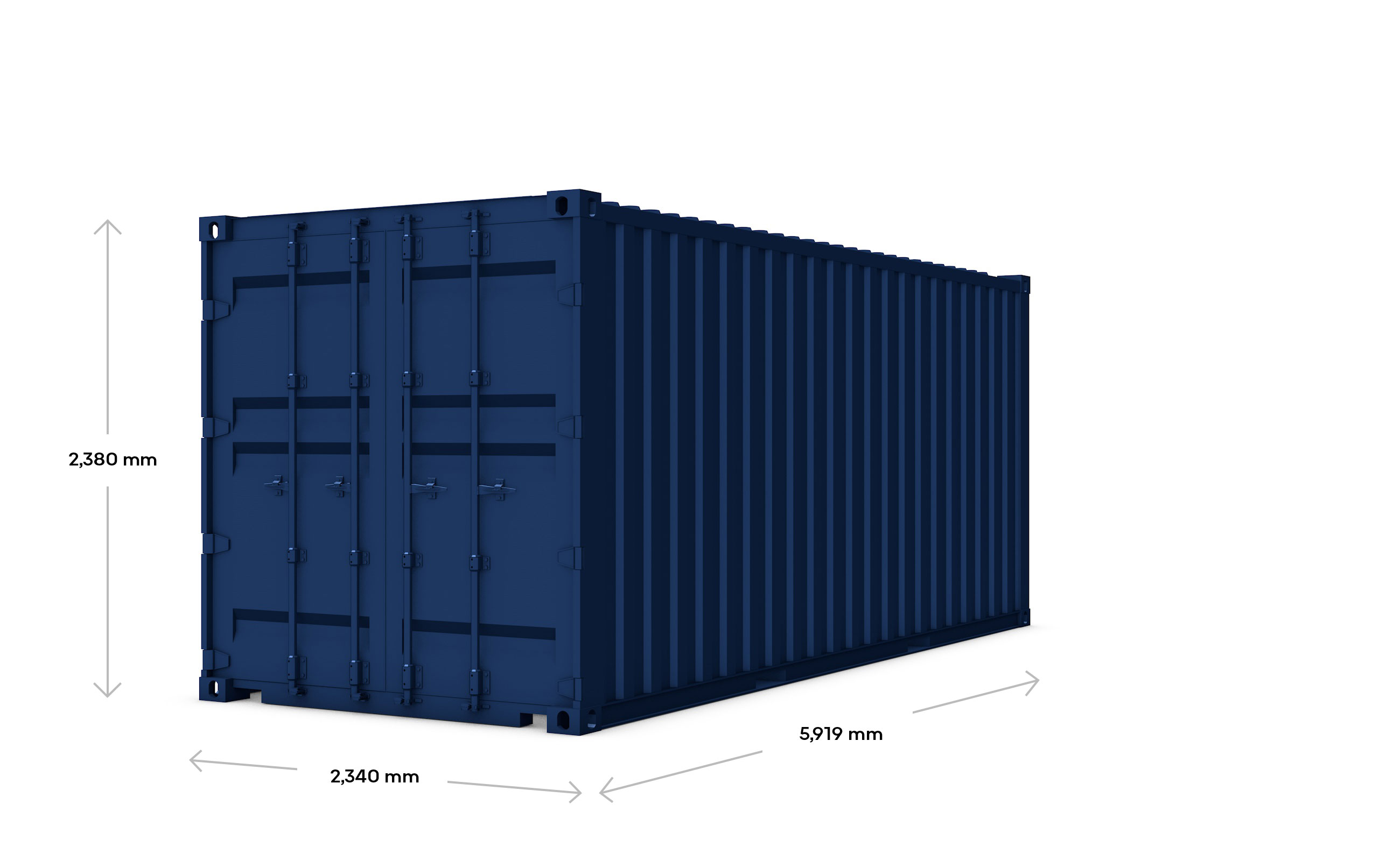 Containermaße – Fair Trade