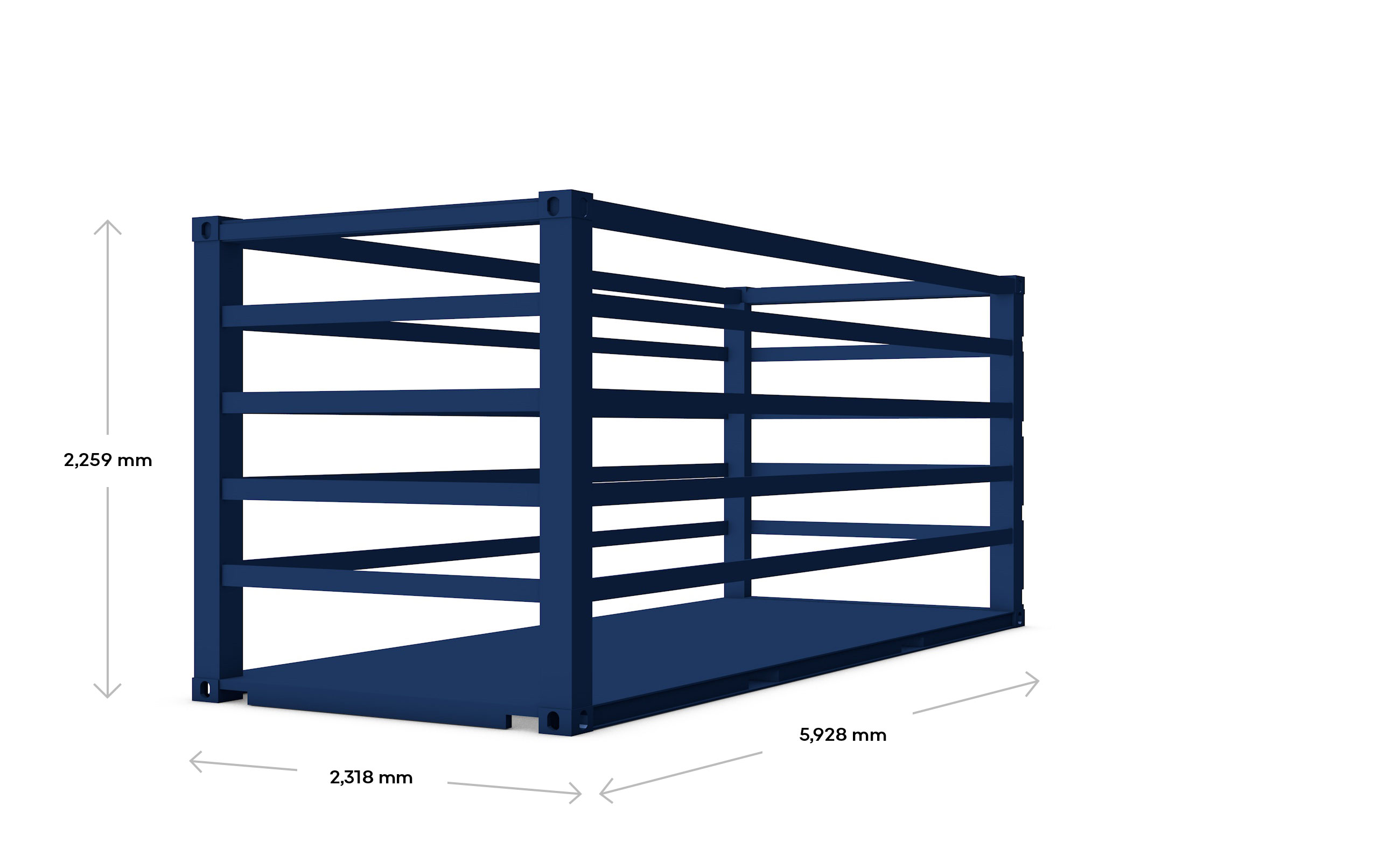 Containermaße – Fair Trade