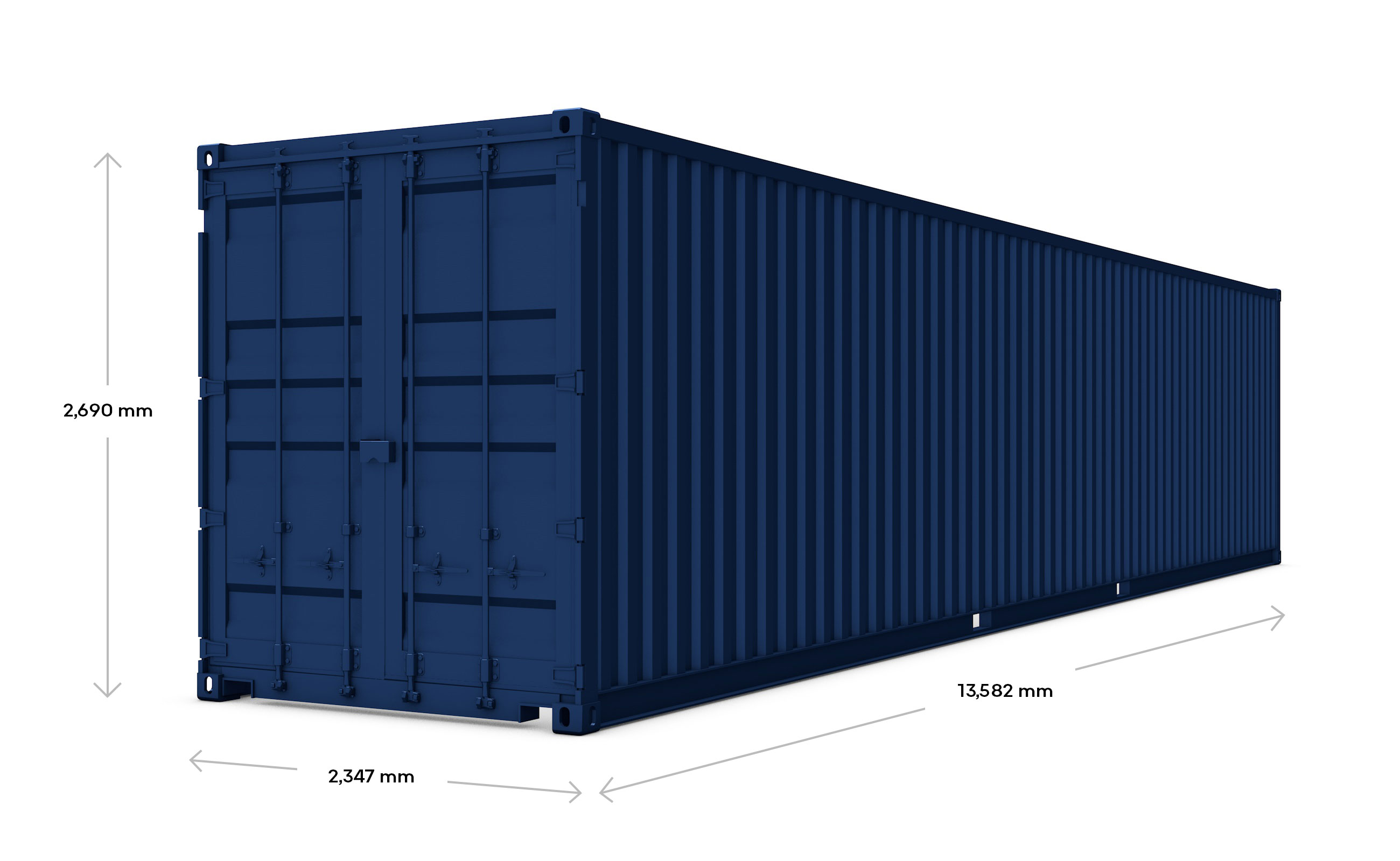 Containermaße – Fair Trade